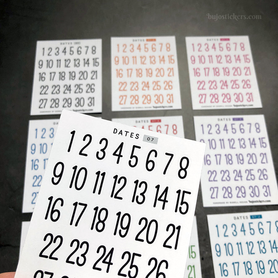 Stickers for bullet journals, calendars and planners. – bujostickers