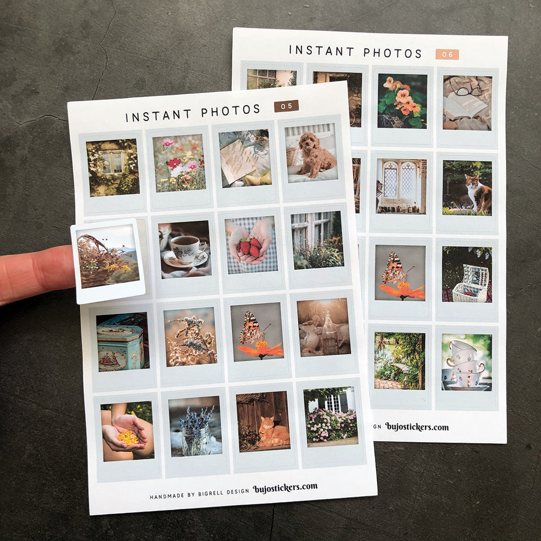Instant photo stickers – bujostickers