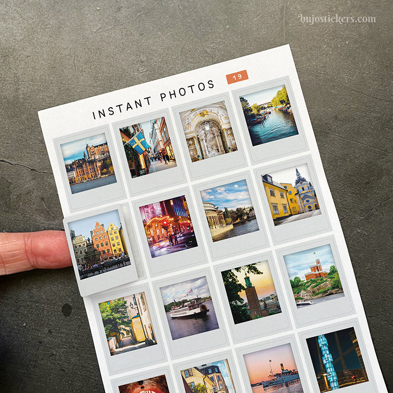 Instant Photos 19 • Stockholm Sweden – bujostickers
