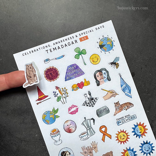 Stickers for bullet journals, calendars and planners. – bujostickers