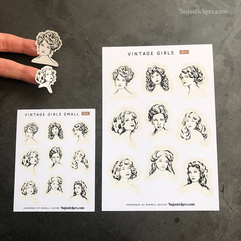 Vintage girls 01 – bujostickers