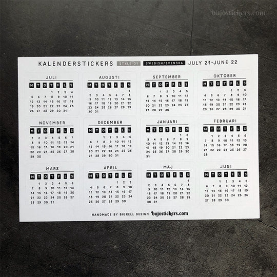 Stickers for bullet journals, calendars and planners. – bujostickers