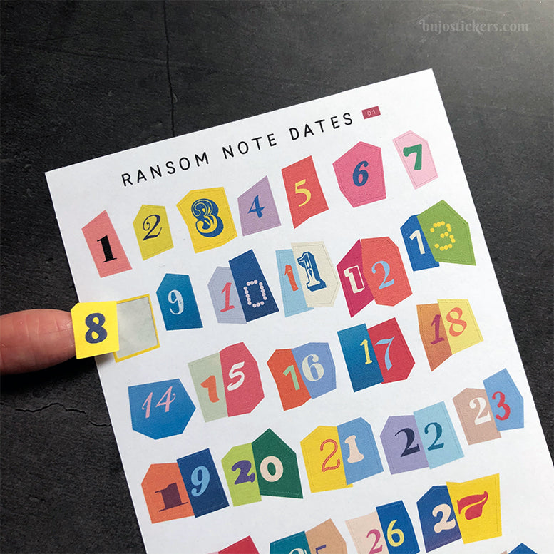 Ransom Note Dates 01 – bujostickers