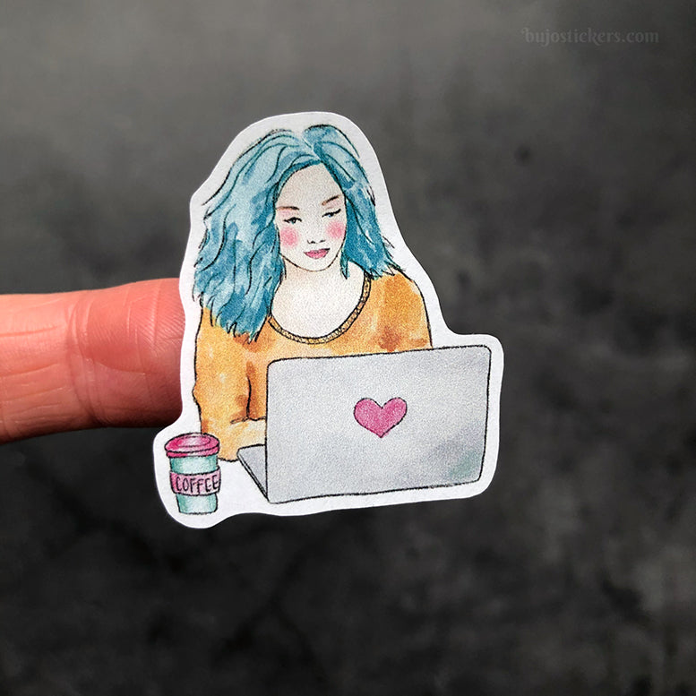 Girls SET of 2 • Girls 01 + 02 – bujostickers