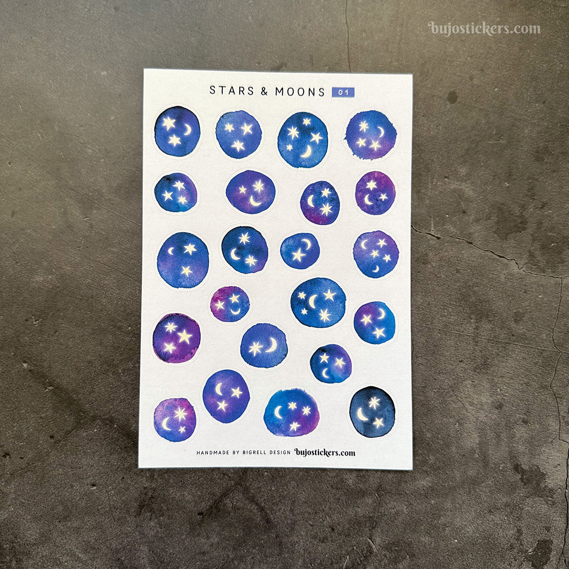 Stars & Moons 01 – bujostickers