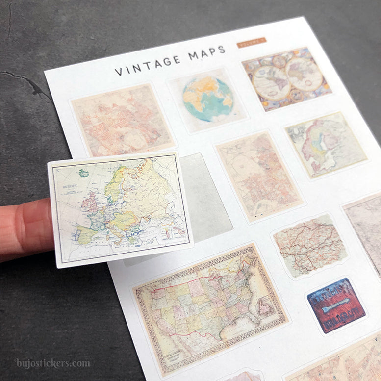 Vintage Maps Volume 1 – bujostickers